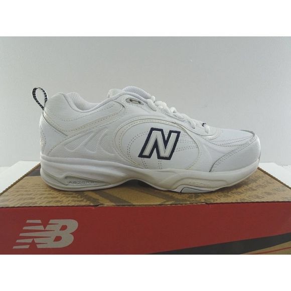 New Balance | Shoes | New Balance Wx623wt Womens White Leather Navy ...